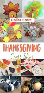 Dollar Store Thanksgiving Craft Ideas - Hip Hoo-Rae