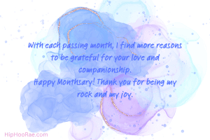 Messages for Monthsary - Hip Hoo-Rae